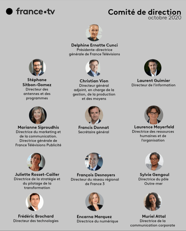 Le Comité de direction et Le Comité de stratégie éditoriale | France Télévisions